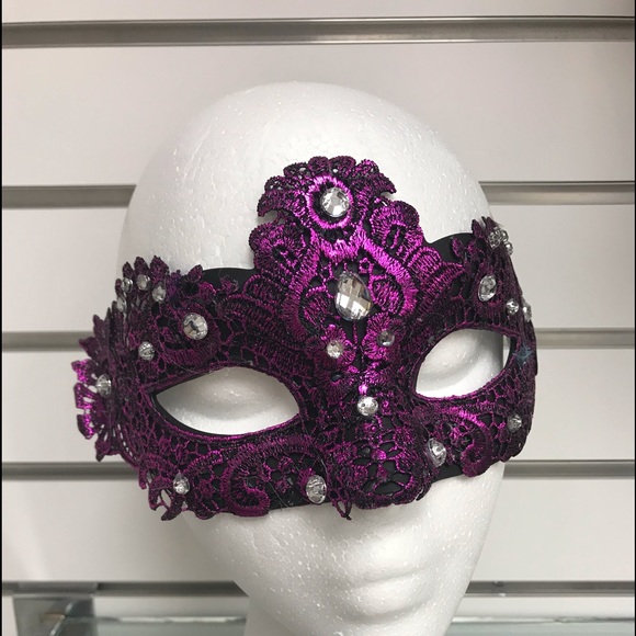 Accessories | Purple Masquerade Mask | Poshmark